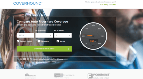 CoverHound Launches Online Rideshare Insurance Offering
