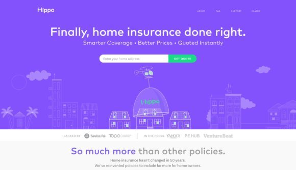 Hippo Launches with Promise of 60-Second Homeowners Insurance Quote