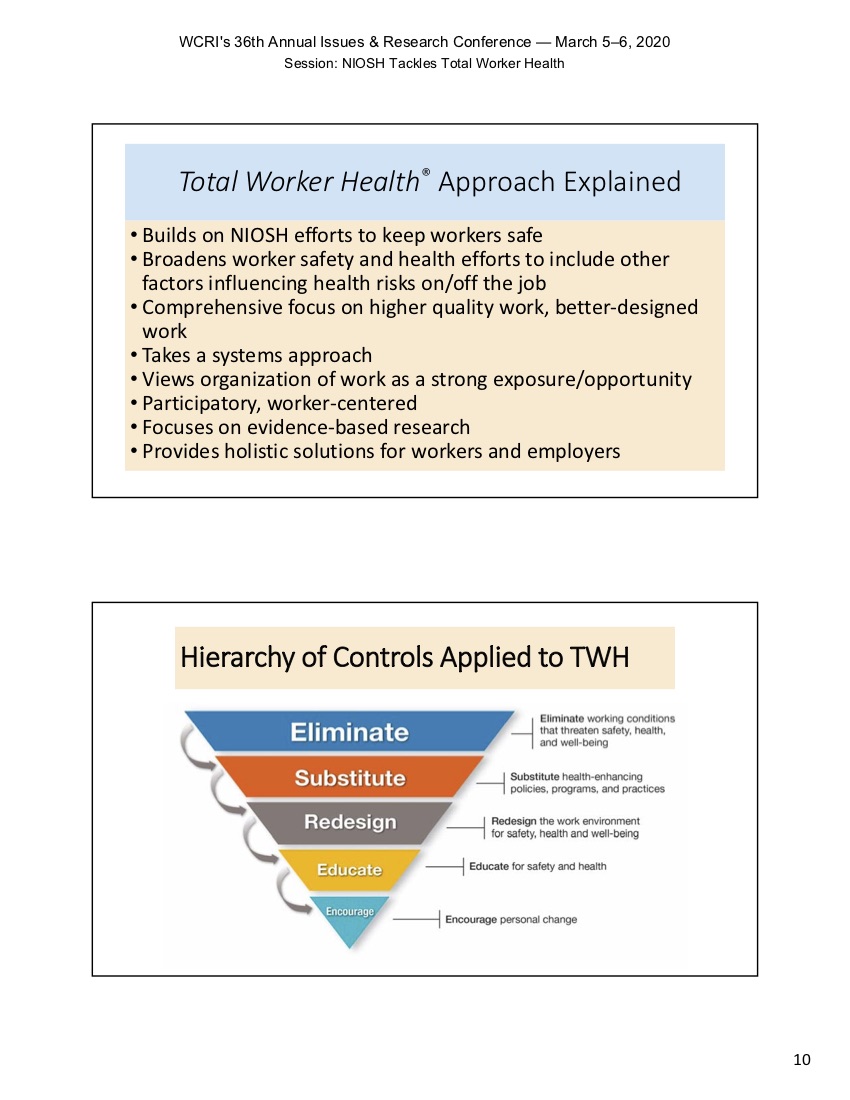 Raising Workers’ Total Health With Workers’ Comp The Many Ways a Job ...