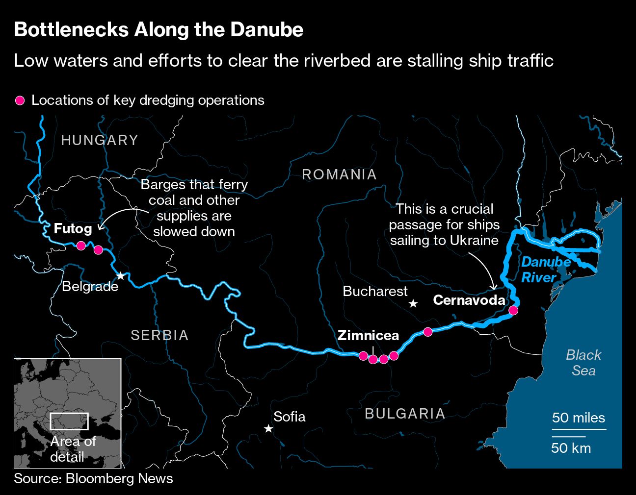 Historic Drought, Low River Levels Threaten to Cripple Trade Across Europe