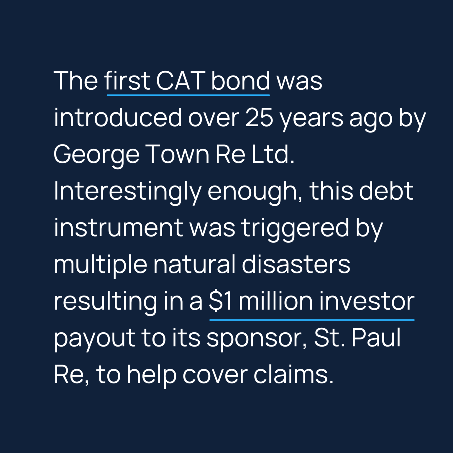 Insurance 101: Understanding Catastrophe Bonds (CAT Bonds)