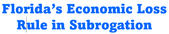 Case to Clarify Economic Loss Rule Settles Days Before Fla. Supreme ...