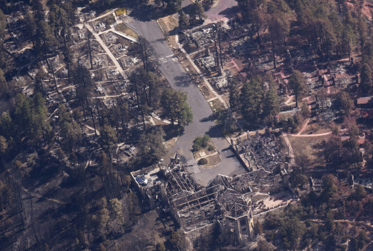 Arizona Governor Tours Wildfire Destruction Along Grand Canyon’s North Rim