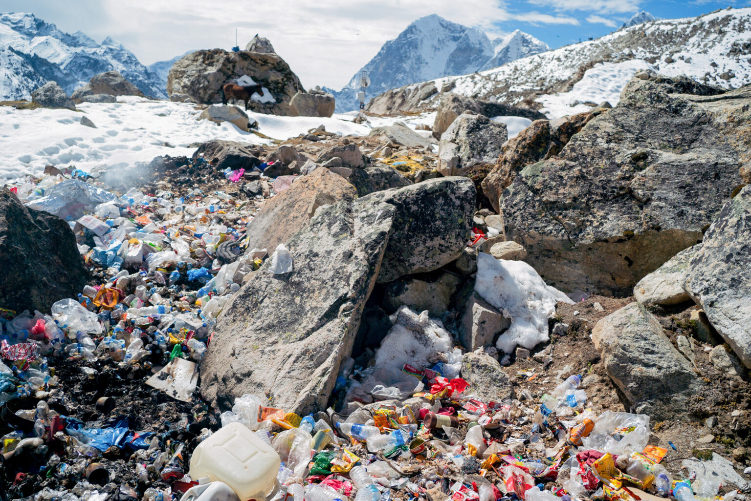 Mount Everest’s Trash-Covered Slopes Are Being Cleaned by Drones