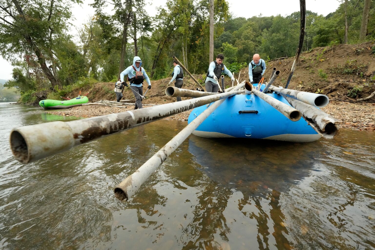 On North Carolina Rivers, Cleanup from Helene Seems Never-Ending